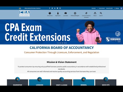 CPA Exam Credit Extensions