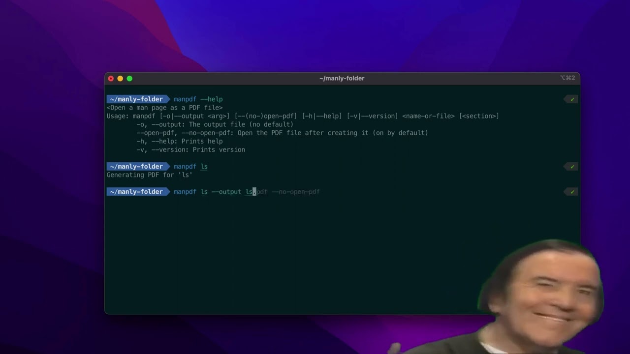 Introducing ManPDF - Turn your man pages into PDF!