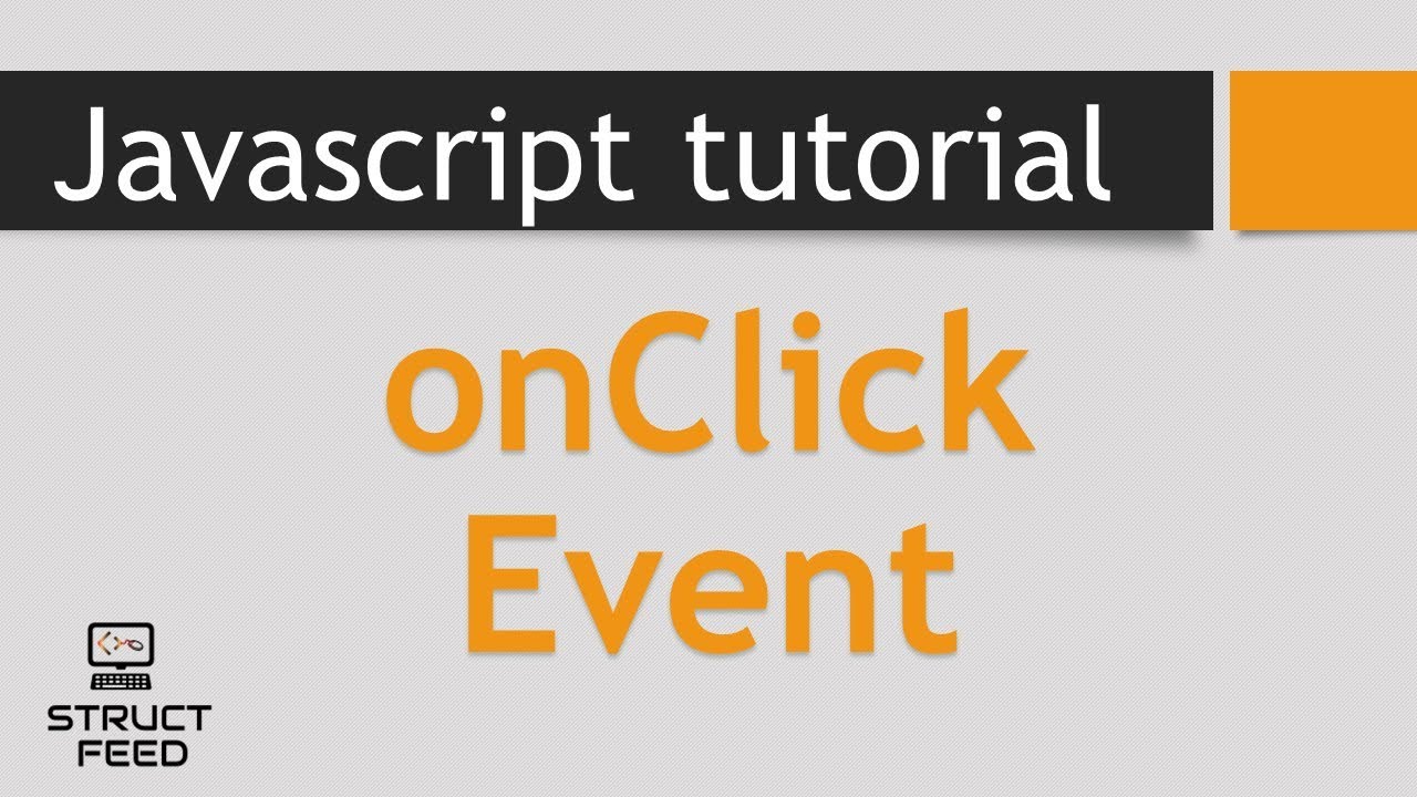 JavaScript onclick Event