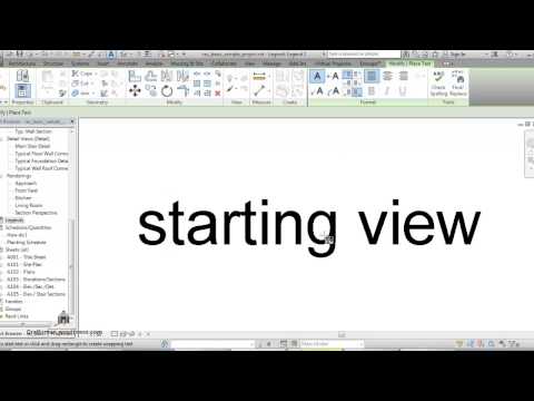 revit starting view – Phoenix