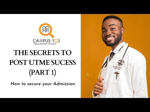 POST UTME SECRETS PART 1