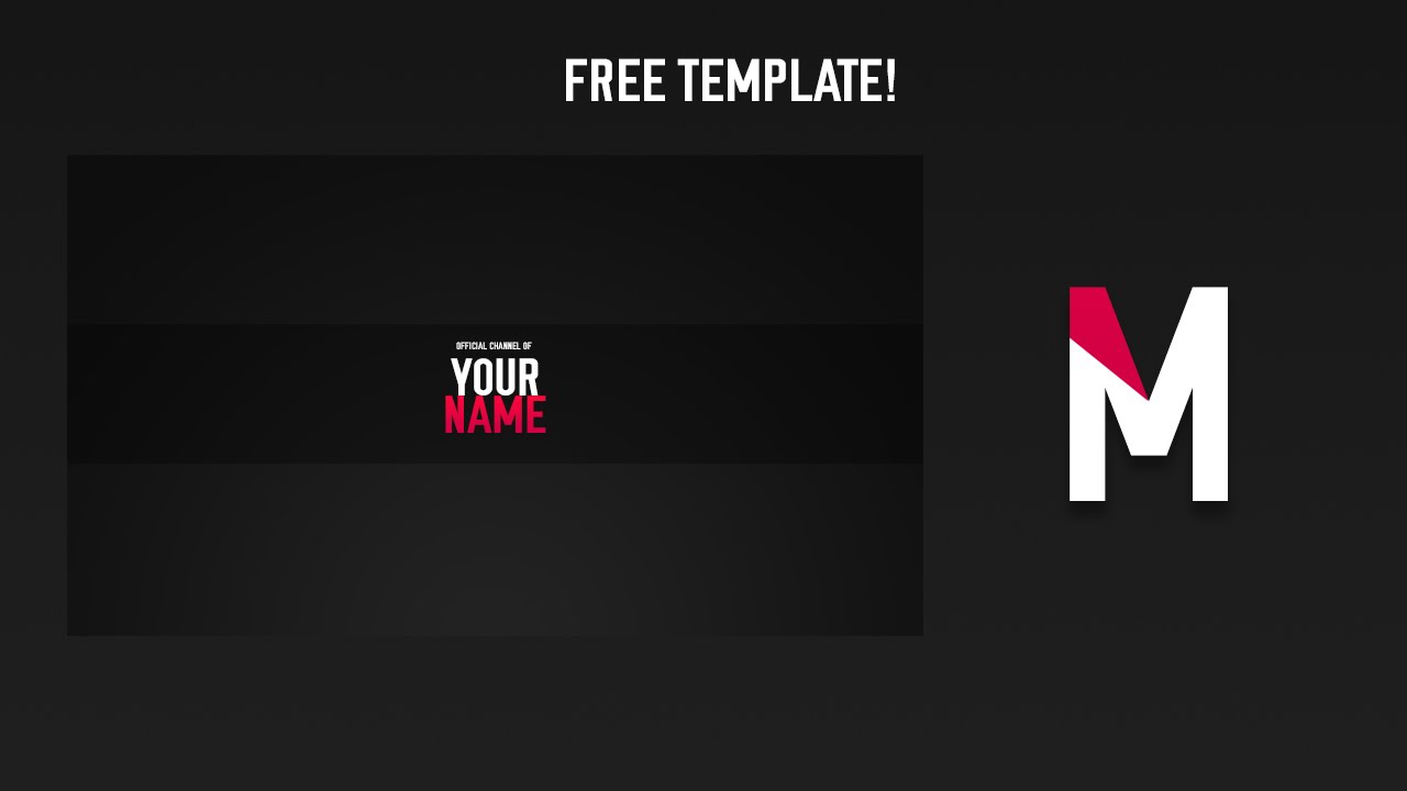 FREE FLAT BANNER AND LOGO TEMPLATE!