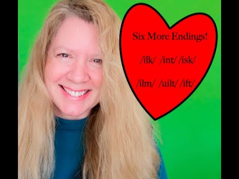 Pronunciation of these SIX Word Endings! /ilk/ /int/ /isk/ /ilm/ /uilt/ /ift/
