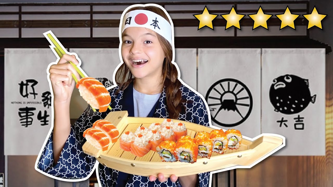 I turned my house into a sushi restaurant!!