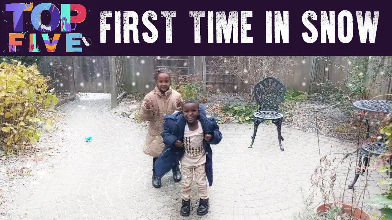 Top 5 FIRST TIME Seeing Snow Reactions