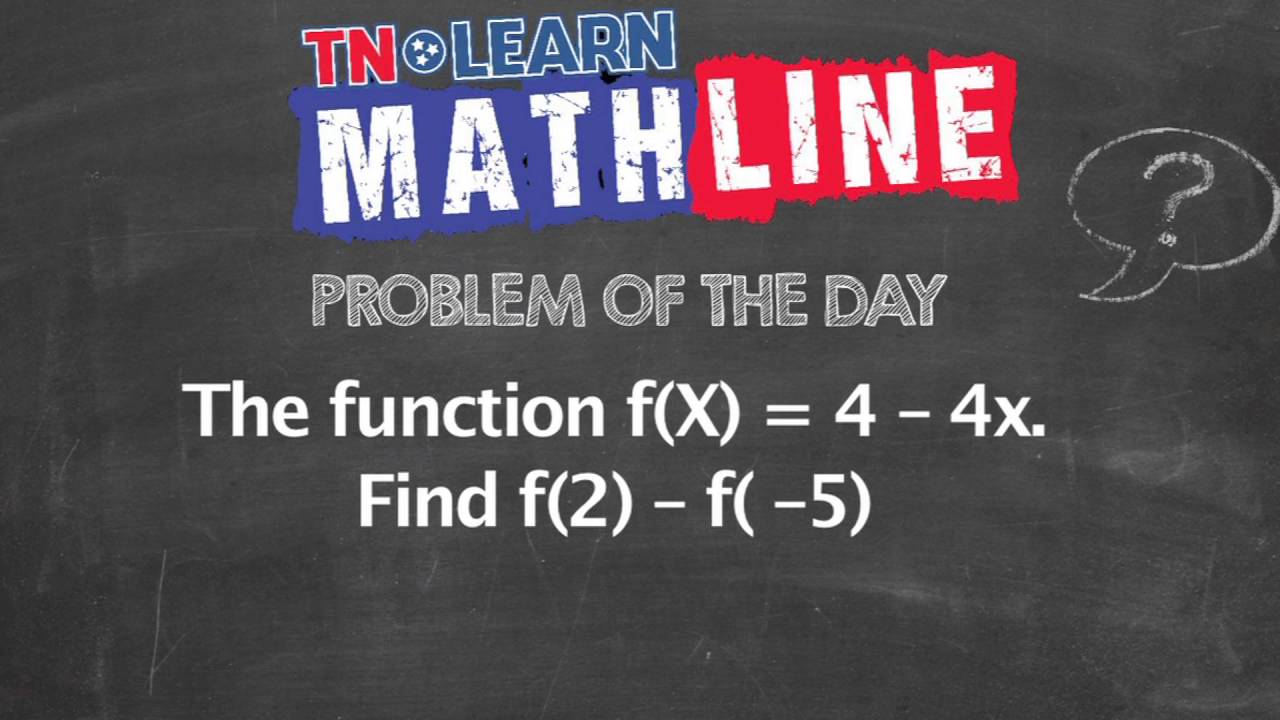 Evaluating Functions | Functional Notation |TNLearn |Mathline