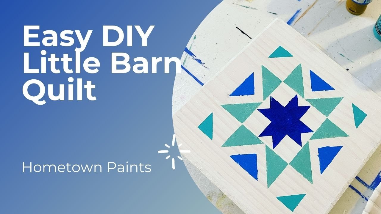 Fun, Easy little Barn Quilt
