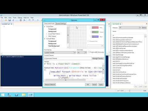 1 7 Customize the Windows PowerShell ISE