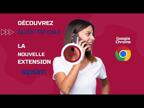 Nouvelle extension Google Chrome "Click_to-call "de SipSim