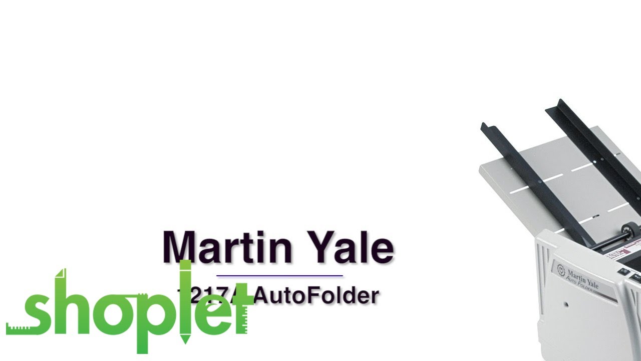 Martin Yale Premier Medium-Duty Auto Folder - PRE1217A - Shoplet.com