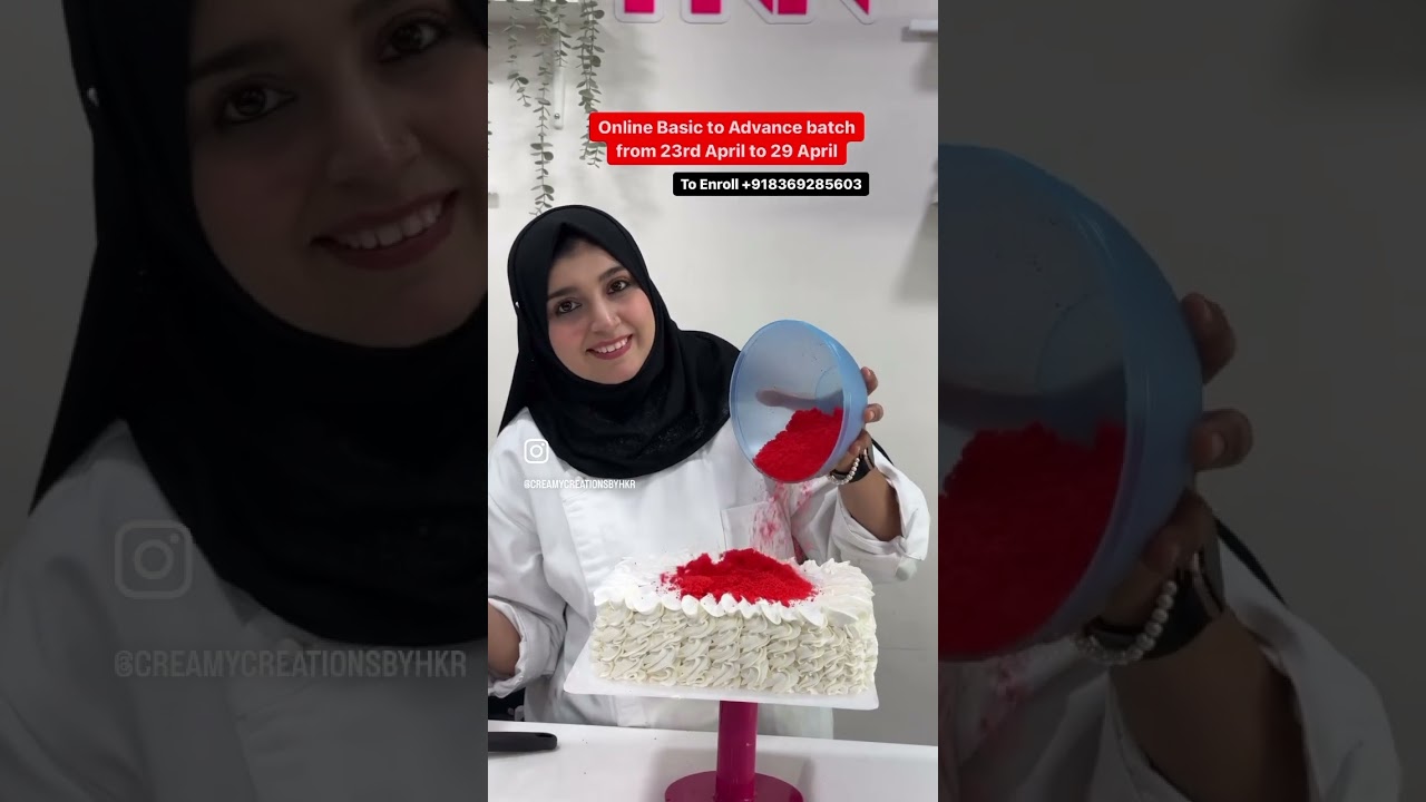 Learn to make eggs and without eggs bakery style cakes | basic to advance 7 days online workshop