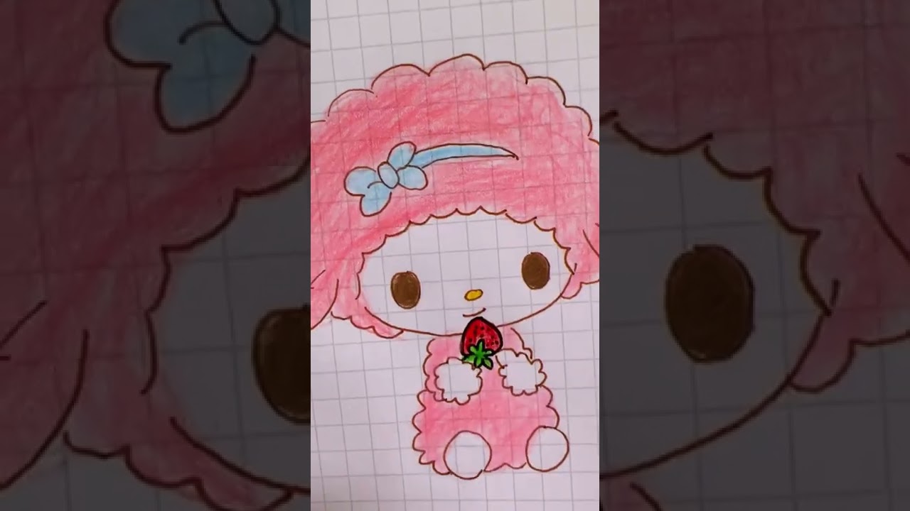 How to draw my melody …Sanrio