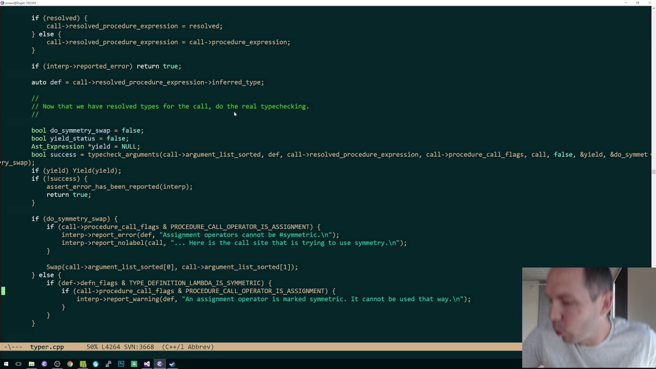 Compiler Programming: More polymorphism cleanup work. #programming #gamedev (2)