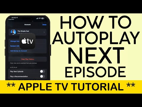 How to Autoplay Next Episode on Apple Tv App 2024