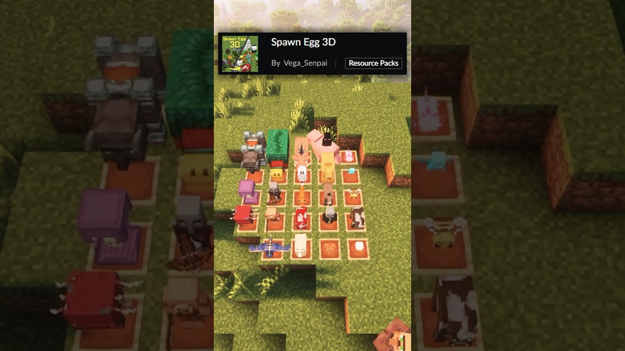 Giving the Minecraft spawn eggs an upgrade #minecraft