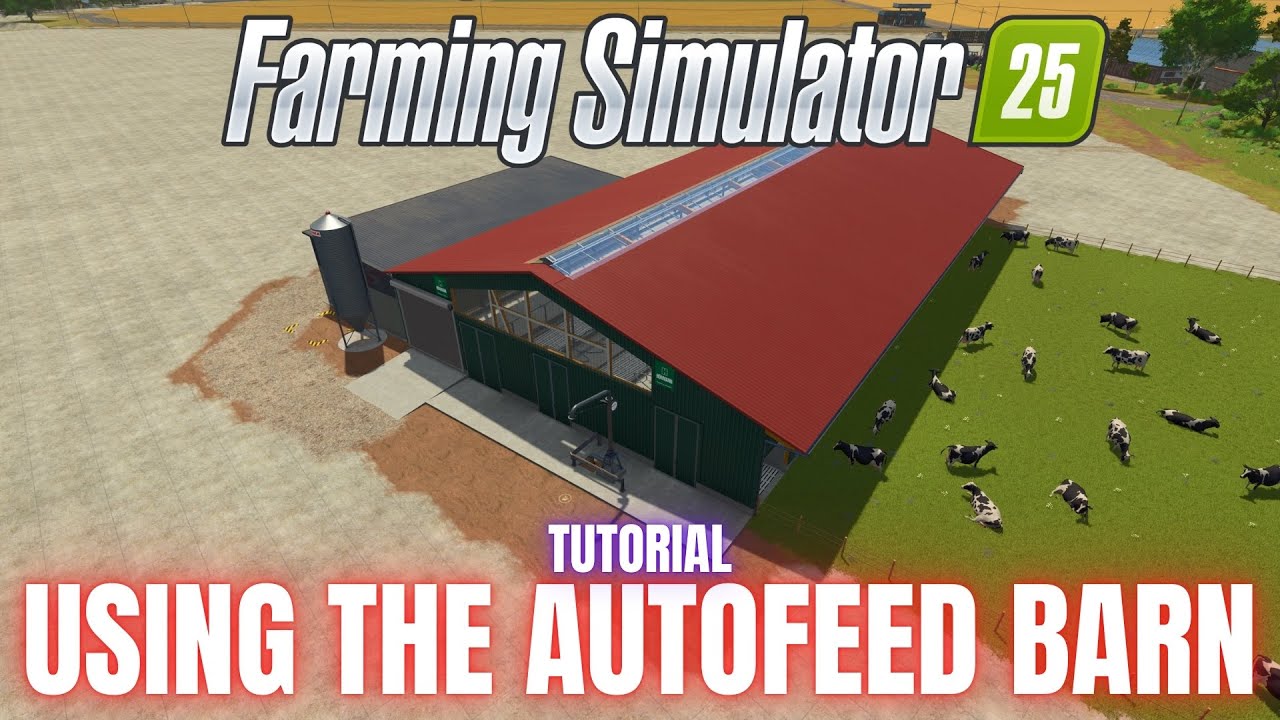 Guide to Automatic Cow Feeding in FS25! - FS25
