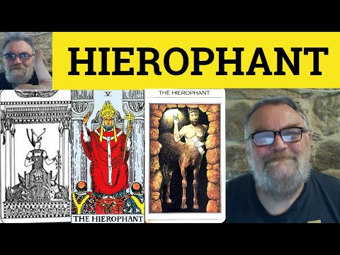 😎 Hierophant Meaning - Hierophant Defined - Hierophant Examples - Hierophant Definition - Hierophant