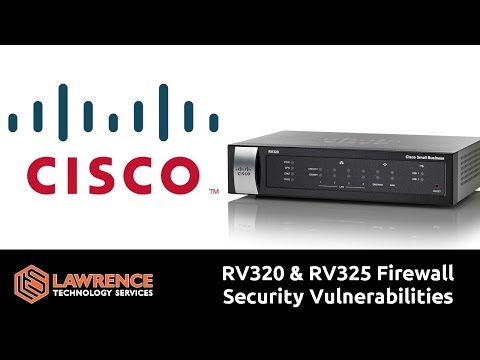 Cisco RV320 & RV325 Firewall Security Vulnerabilities CVE-2019-1653 & CVE-2019-165