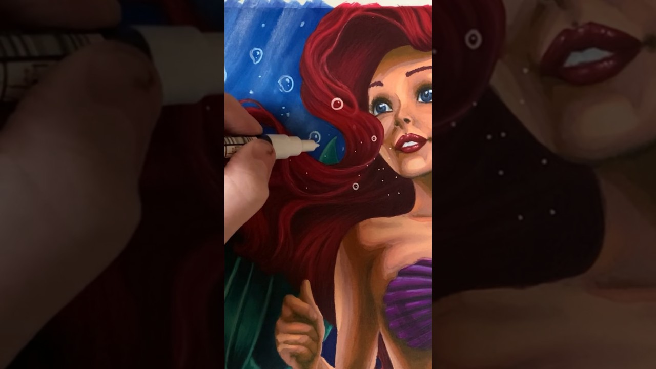 Drawing Ariel The Little Mermaid