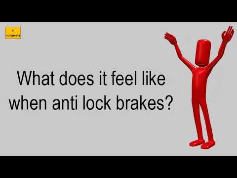 What Does It Feel Like When Anti Lock Brakes?