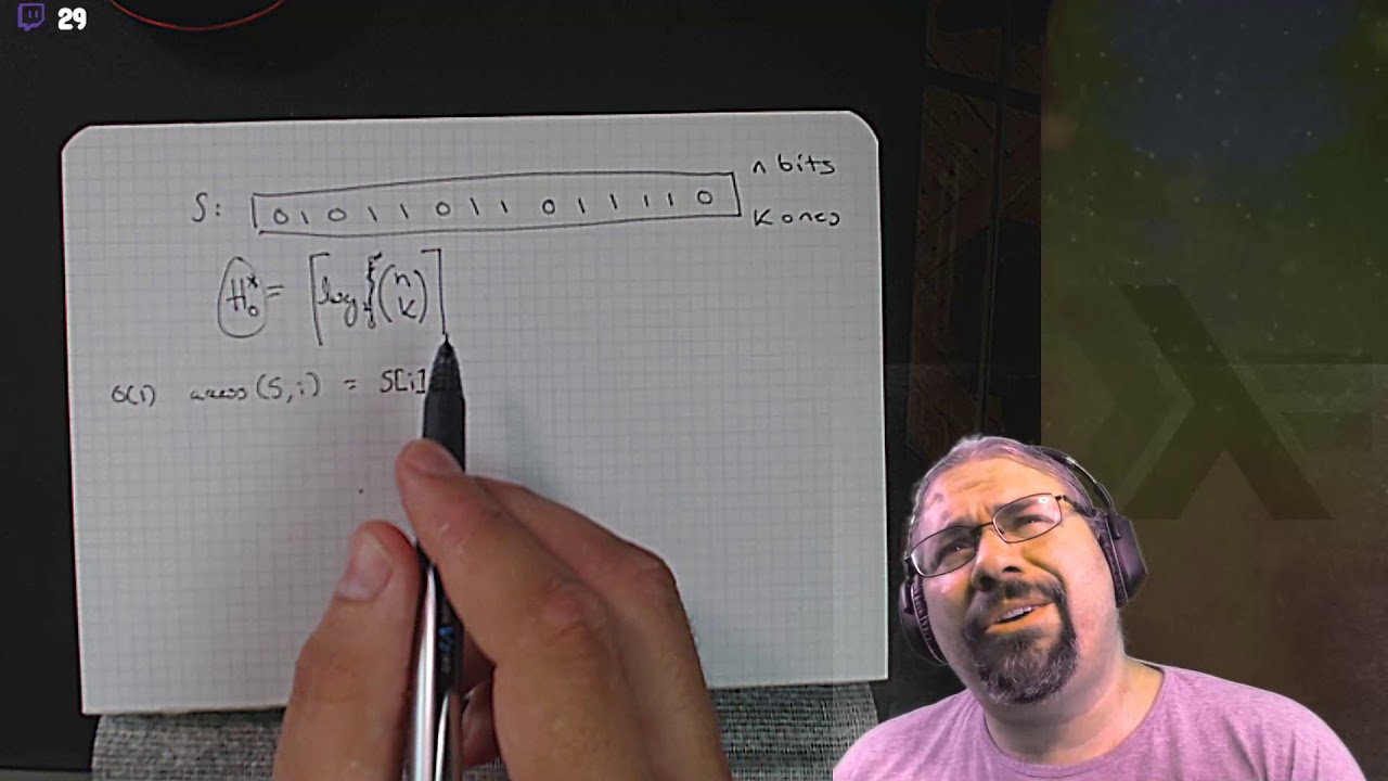 Haskell Live-Coding, Session 8, Succinct Data Structures and Dynamization