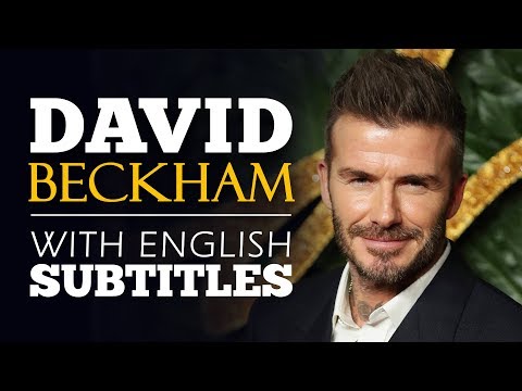 English Speeches: ENGLISH SPEECH | DAVID BECKHAM: It’s Not Just a Game ...