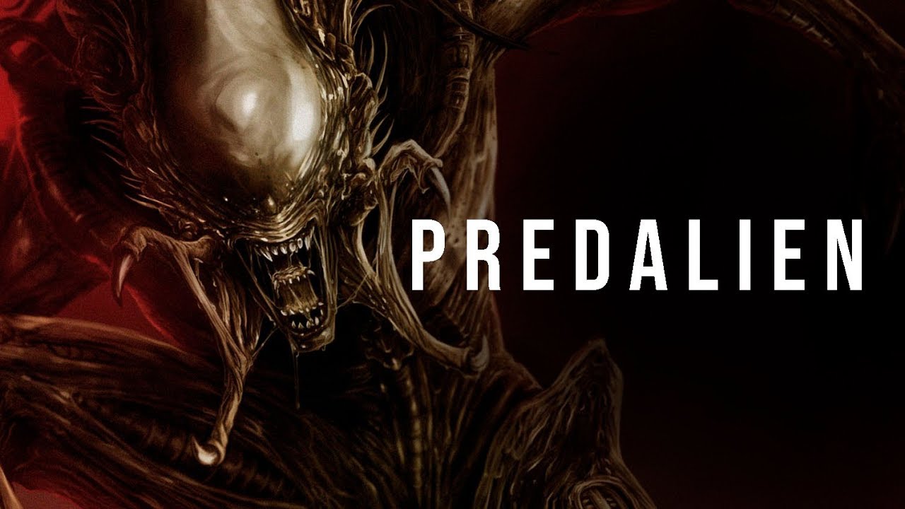 Predalien - Speedpaint - Digital illustration.   #Alien #predator #predalien