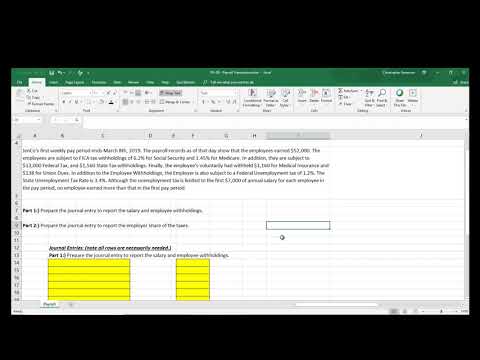 Accounting - Payroll Practice Exercises - Severson