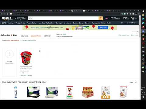 Cancelling my Subscribe & Save item on Amazon. Not Straight forward. Click on the Picture. DESKTOP