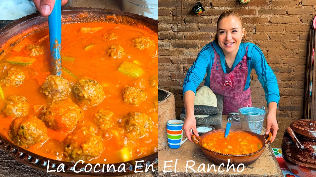 Así Hago Albóndigas en Caldillo La Cocina en el Rancho