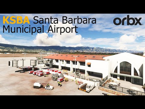 Get this Orbx Scenery NOW! KSBA - Santa Barbara Municipal Airport