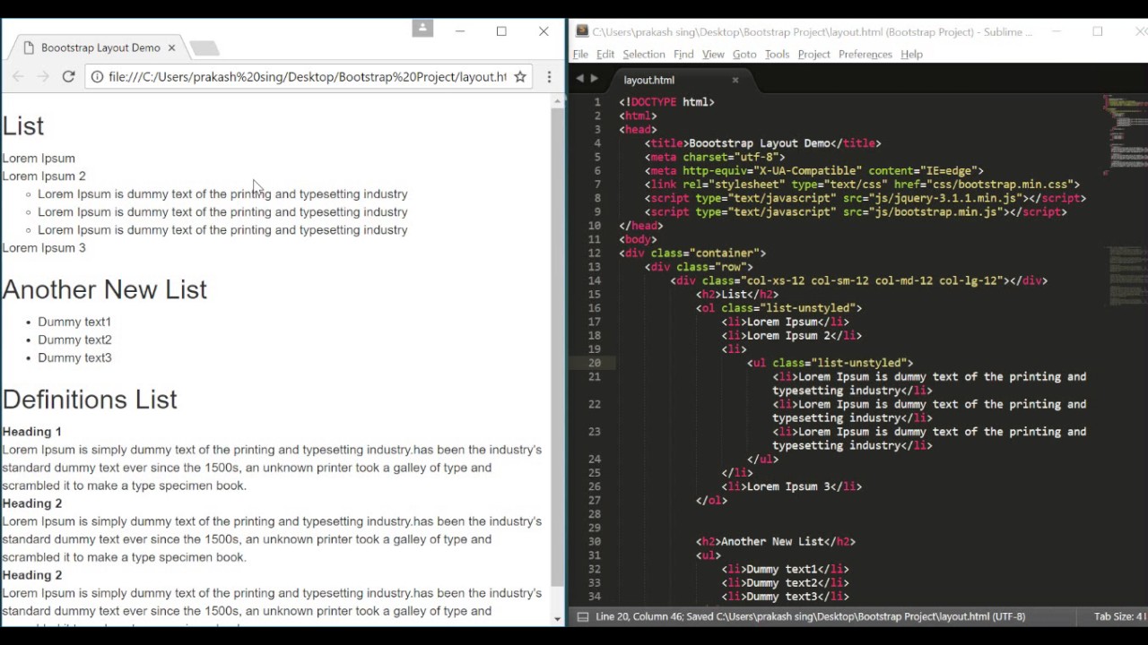 Styling List in Bootstrap (Bootstrap Essential Training #12)