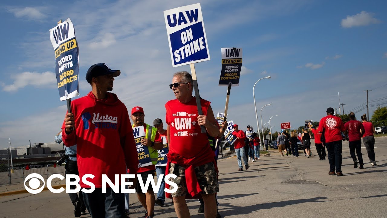 Biden says striking UAW members should get 