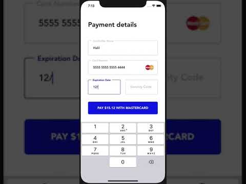 Building a credit card form with React Native