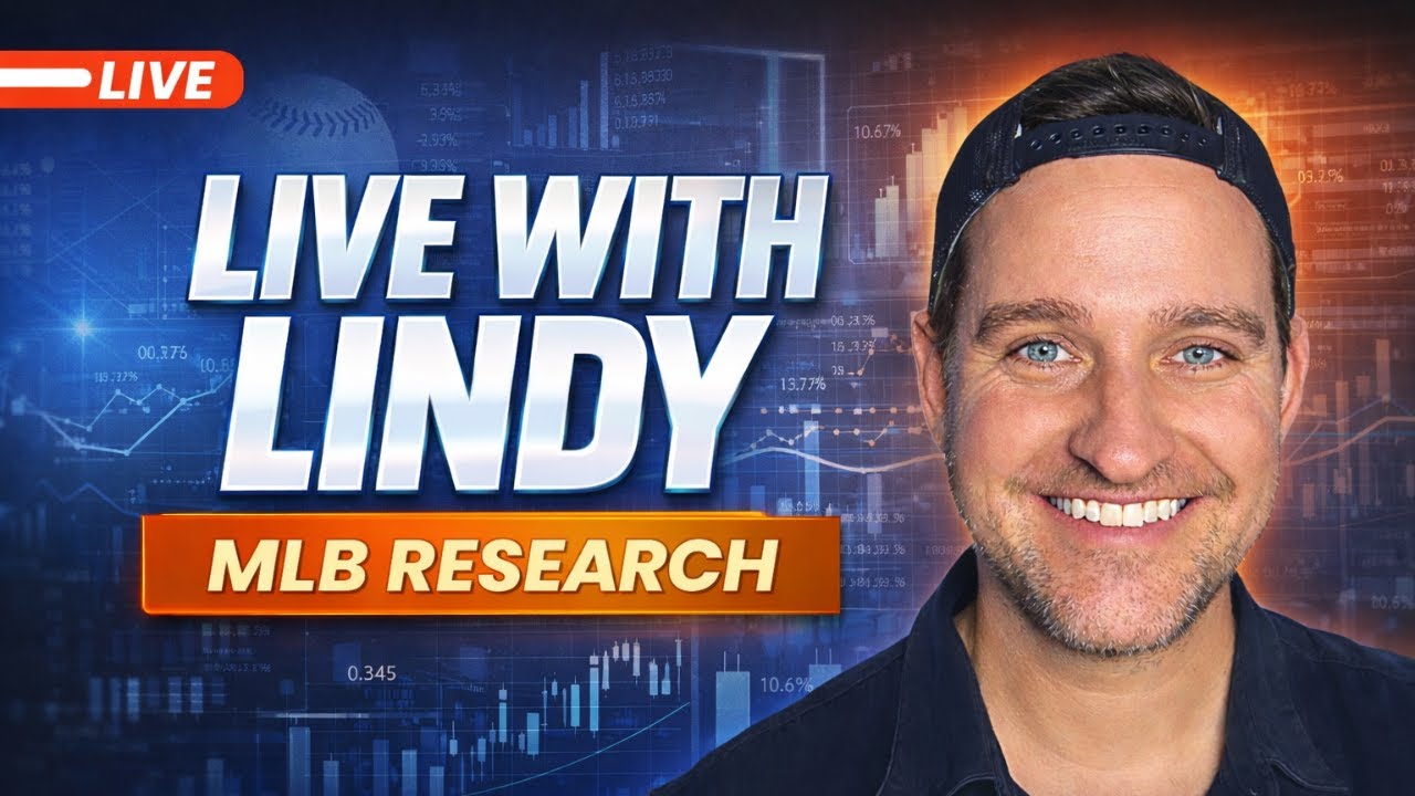 MLB Research + Data Deep Dive (4/5) | MLB Props, Bets & Research | Live With Lindy