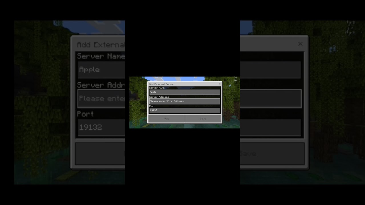 How to join Apple mc server port and IP address#shorts #server #applemc