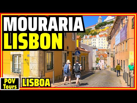 Mouraria, Lisbon's Medieval Moorish Quarter! 😀Walking Tour With Historical Facts, Portugal [4K]