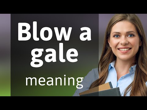 Understanding "Blow a Gale": A Phrase Unpacked