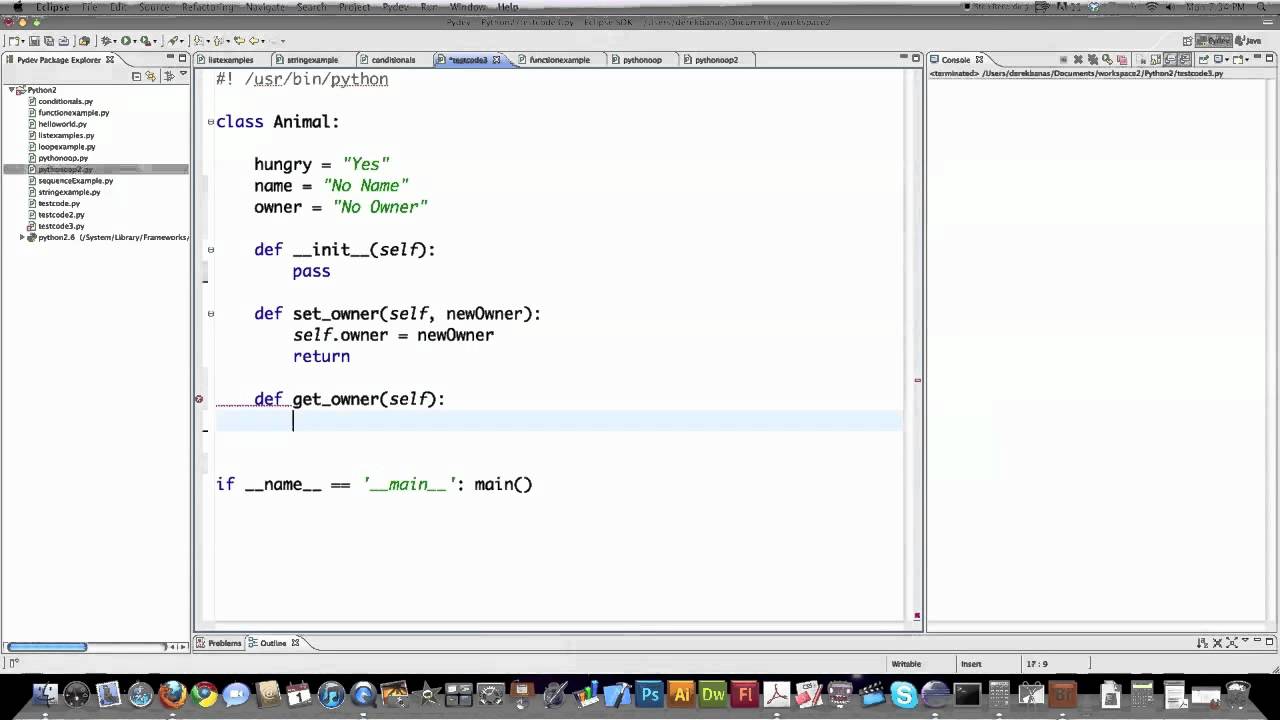 Python 2.7 Tutorial Pt 7