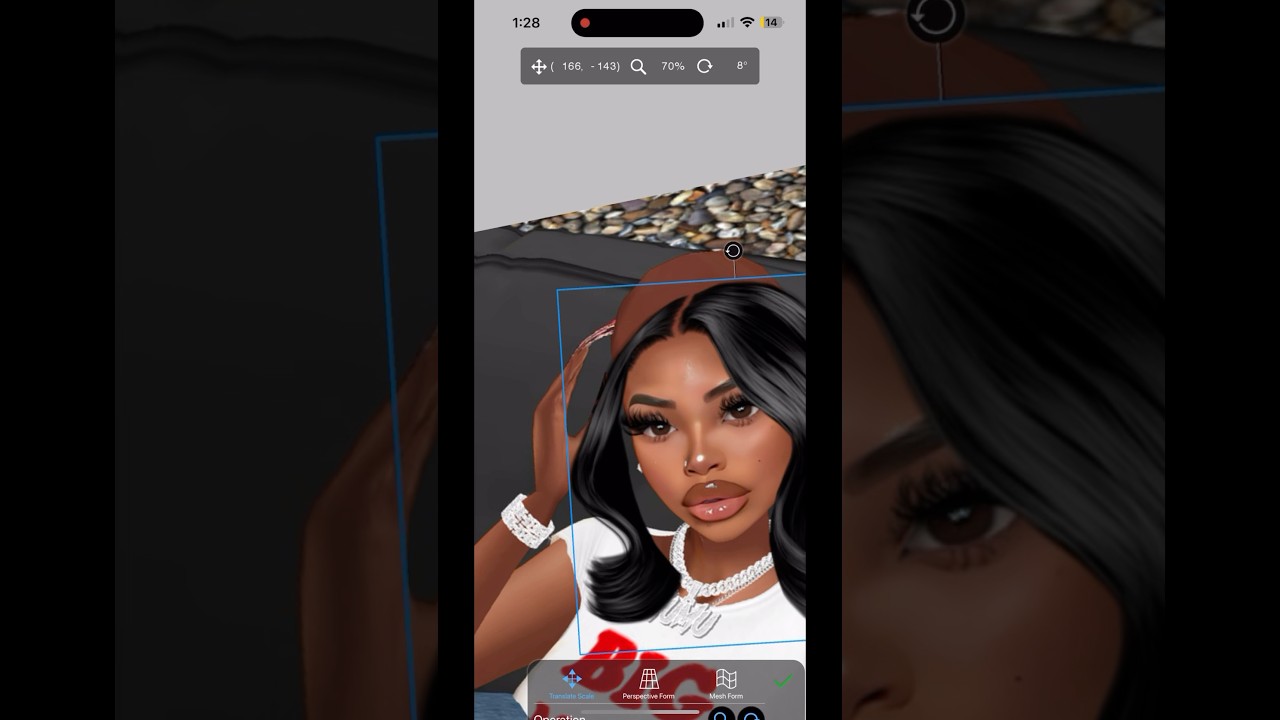 IMVU Detailed Avi Edit & Wig Install #edit #imvu #imvuedits