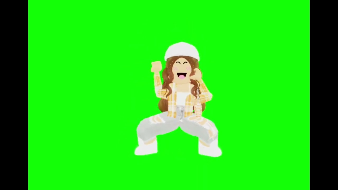 ROBLOX CHARACTER DANCING *fall preppy* GREEN SCREEN