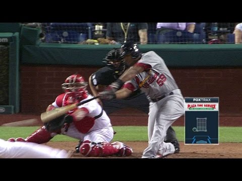 STL@PHI: Scruggs plates Grichuk with single in 8th