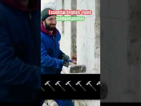 🔨 What is a Sledgehammer? Sledgehammer Pronunciation #sledgehammer #pronunciation #english #esl
