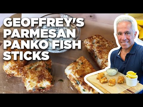 Geoffrey Zakarian's Parmesan Panko Fish Sticks | Food Network
