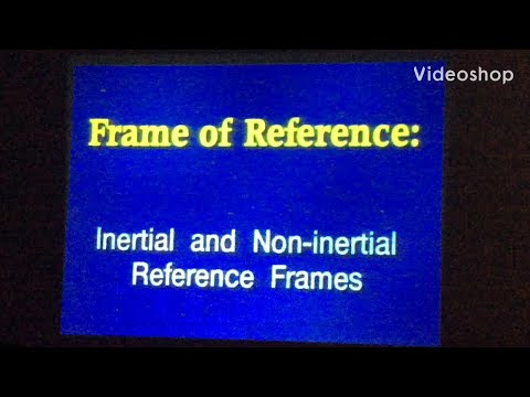 Inertial and non-inertial reference frames