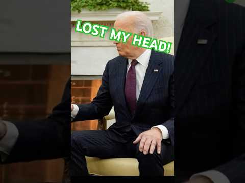 Biden's Head Goes Flying… No, Seriously! 🤯🧠 #biden #trump2024 #comedy #news #aipresidents #ai