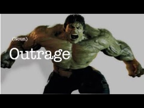 Word of the Day: Outrage Meaning | The Urban Prodigy | GRE | SSC | SSB | TOEFL
