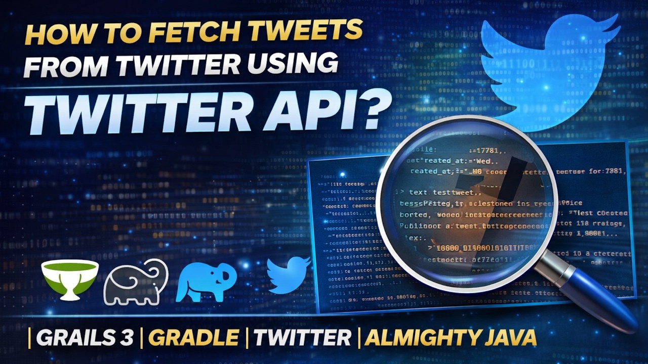 How to fetch tweets from twitter using Twitter API? | Grails 3 | Gradle | Twitter | Almighty Java