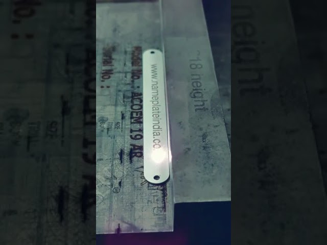 ALUMINIUM ANODISED MSEDCL DANGER NAME PLATE - Stainless Steel Oxygen ...