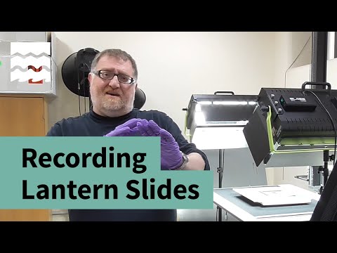 Recording 19th Century Lantern Slides